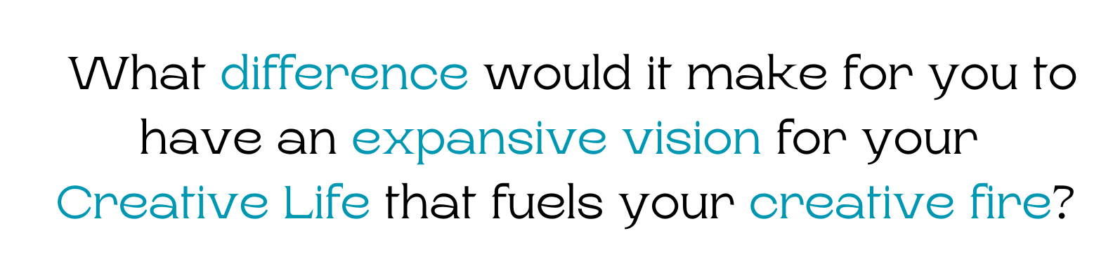 Creative Awakening Series Part 1 - Vision